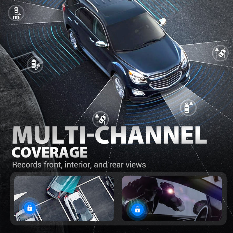 4-kanals bilkamera med WiFi och mörkerseende – mapeelow